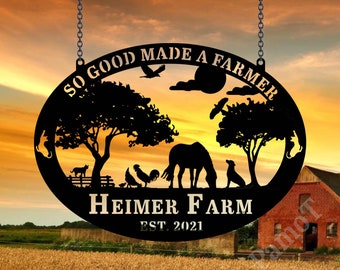 Personalized Metal Cattle Sign - Etsy