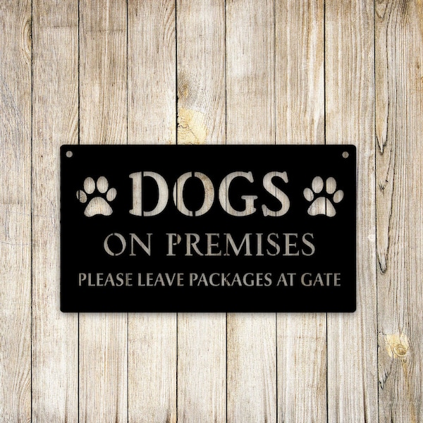 Please Leave Deliveries Behind Gate Sign - Etsy
