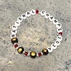 Ohio State Bracelet, Buckeyes Bracelet, Ohio State Fan Gift, Buckeye ...