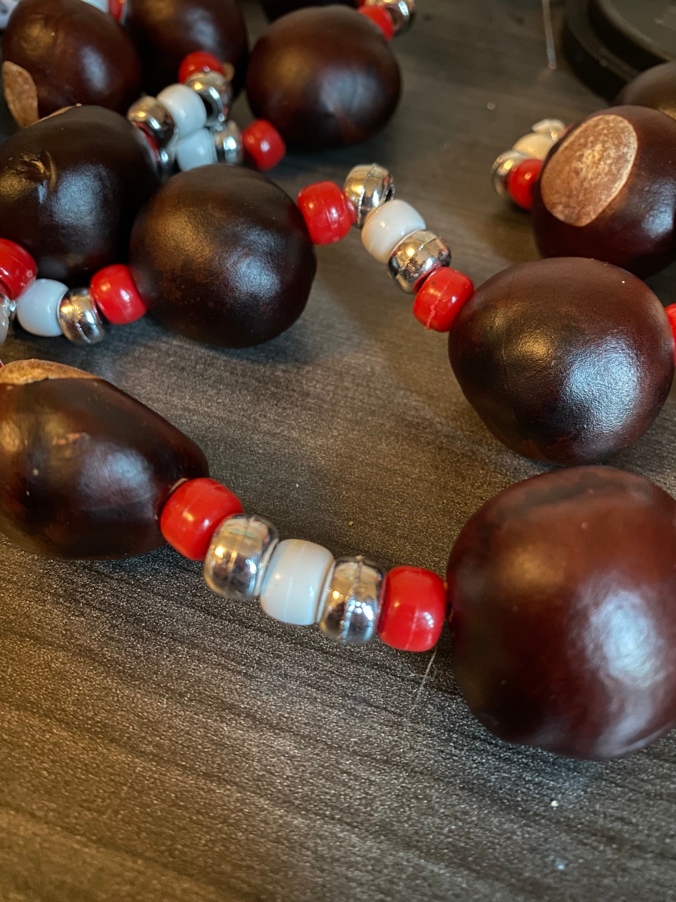 Ohio State Buckeye Necklace: Michigan Football Tailgate Gift - Etsy