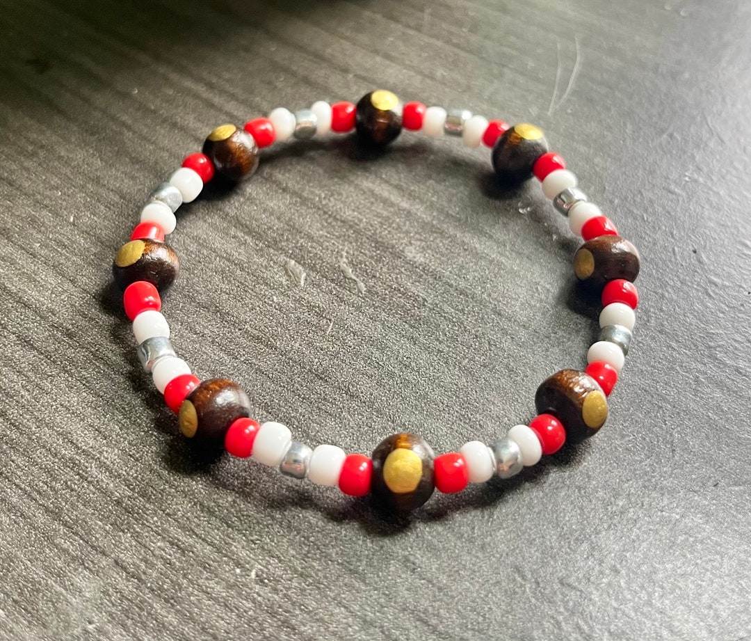 Ohio State Bracelet, Ohio State Fan Gift, Buckeye Christmas Present ...