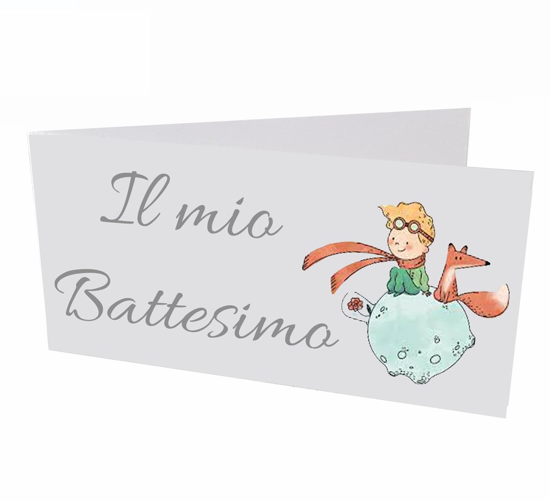 Little Prince Cards for Baptism Favors for Personalized Confetti Bags ...