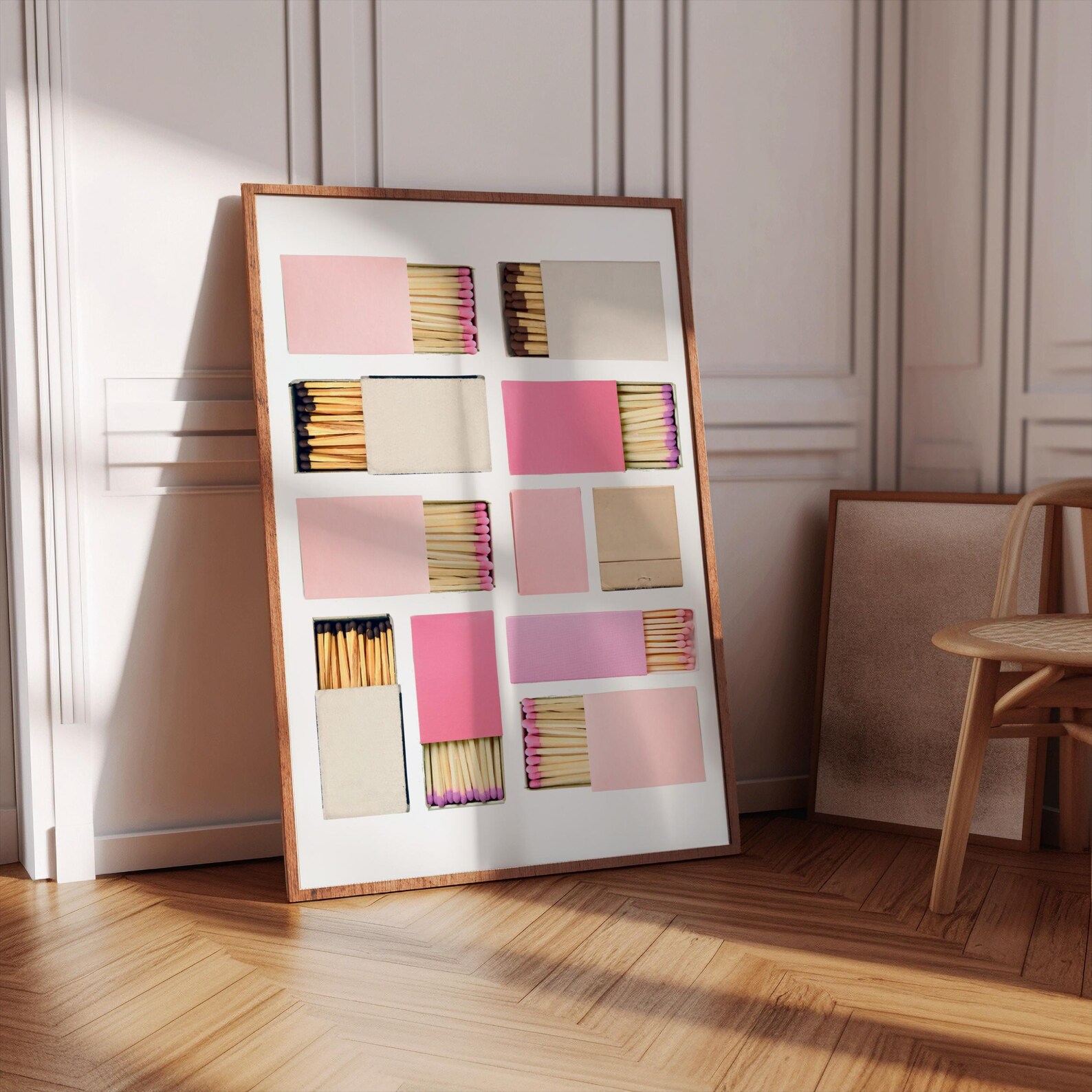 Pink Matchbook Art Print: Girly Matchbox Template (digital Download) - Etsy