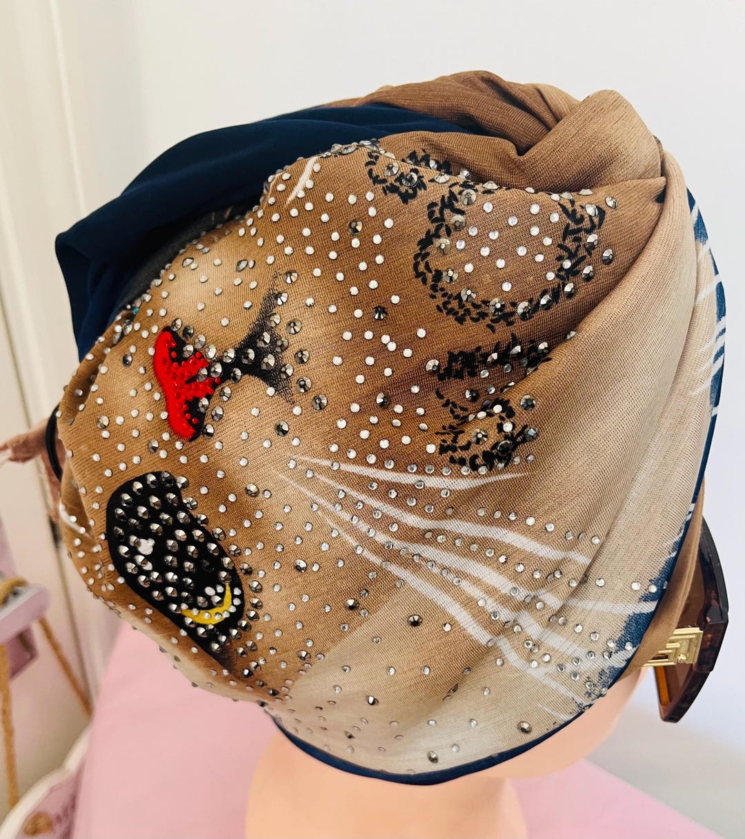 Bling Cat Lounge Turban Head Wrap - Etsy