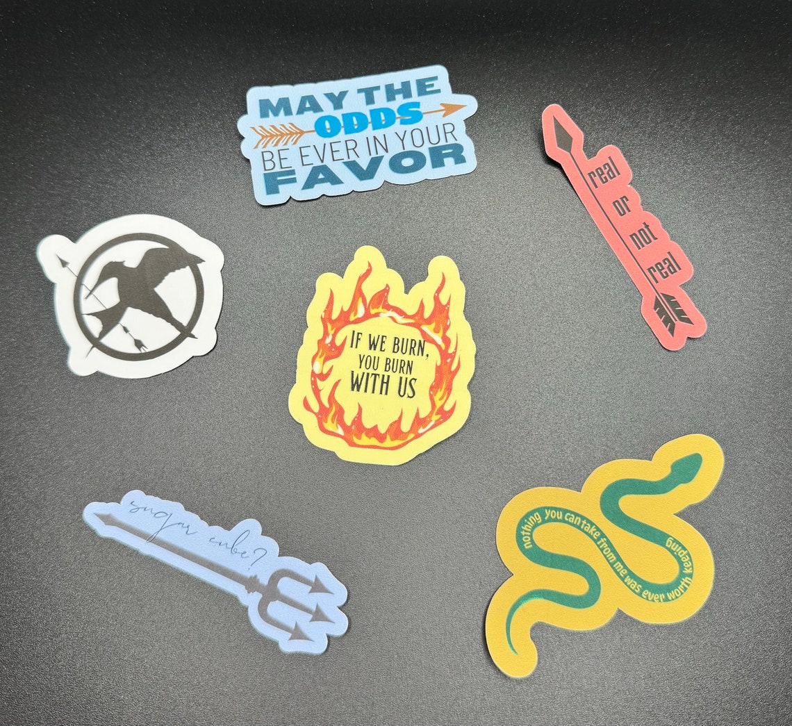 Hunger Games Sticker Pack - Etsy