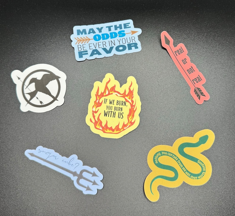 Hunger Games Sticker Pack - Etsy