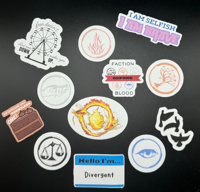 Divergent Sticker Pack - Etsy