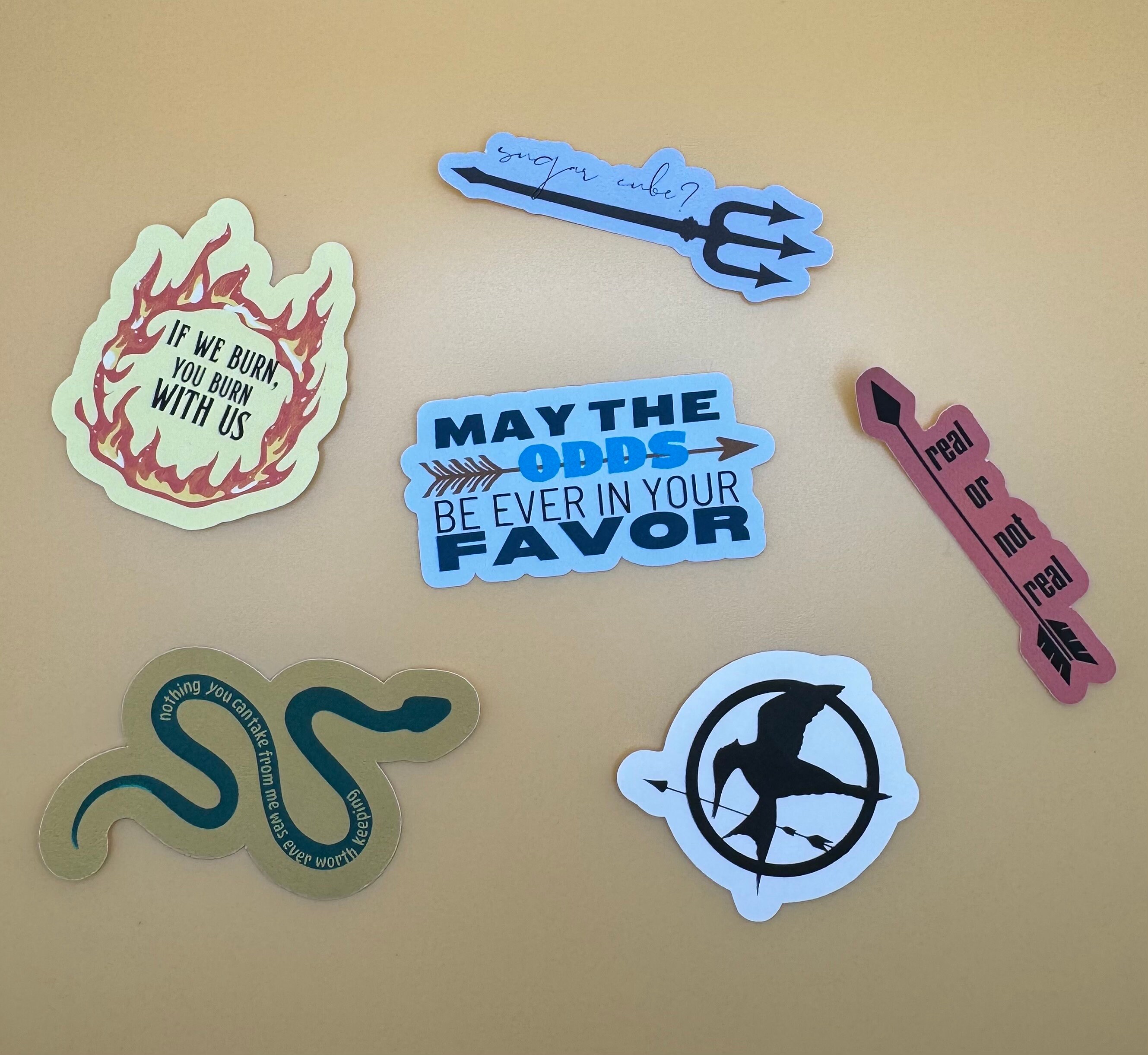Hunger Games Sticker Pack - Etsy