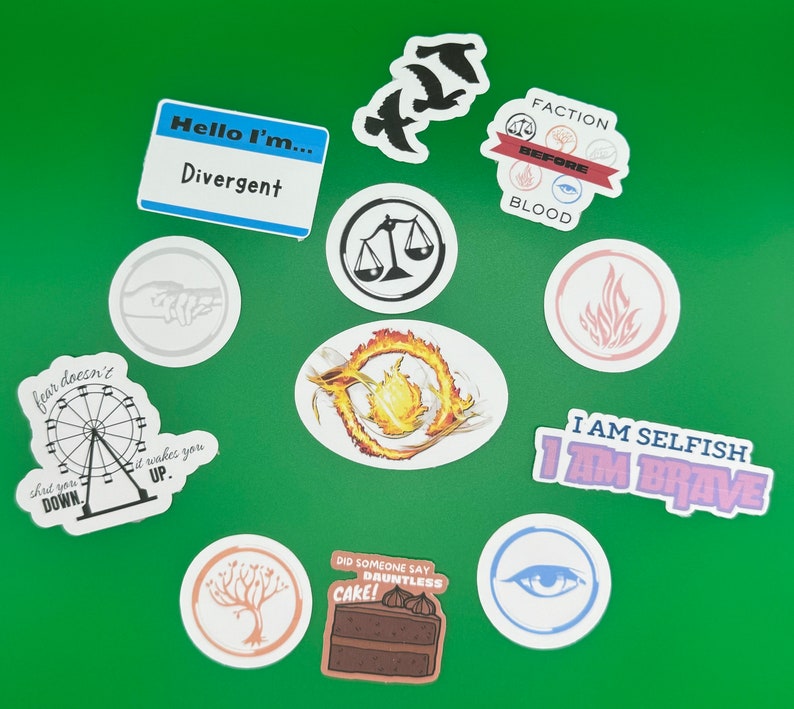 Divergent Sticker Pack - Etsy