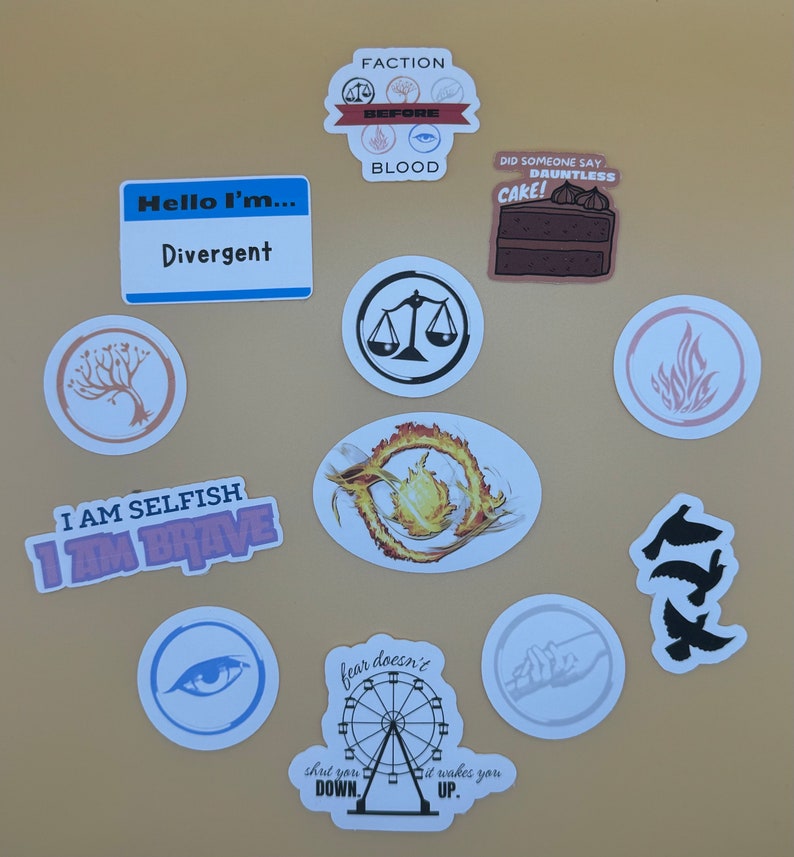 Divergent Sticker Pack - Etsy
