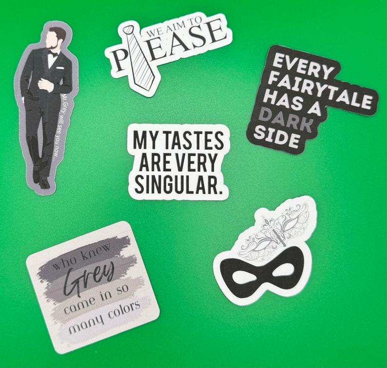 Fifty Shades of Grey Movie Sticker Pack - Etsy