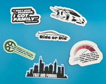Fast and Furious Cars Sticker - Etsy