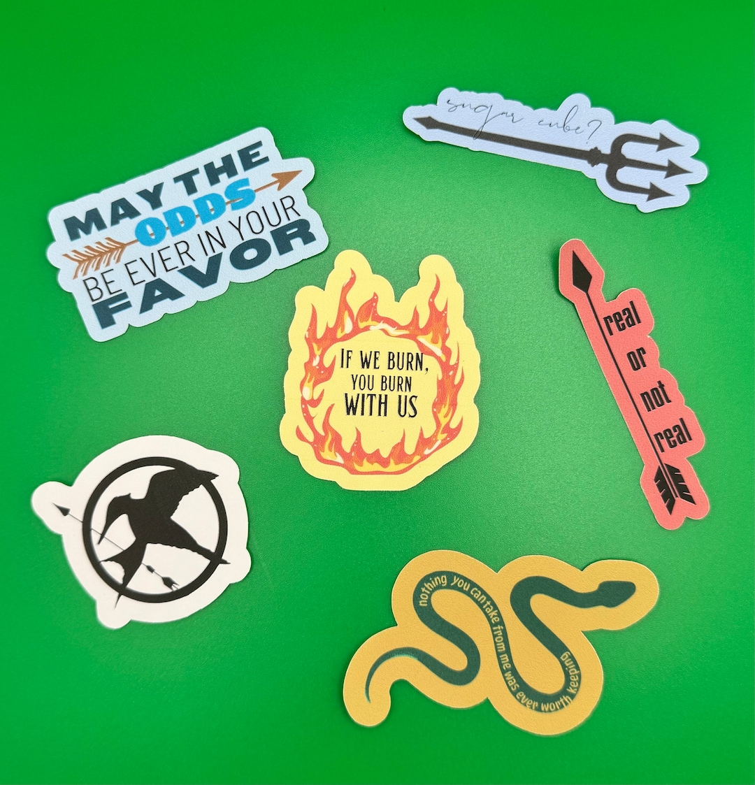 Hunger Games Sticker Pack - Etsy