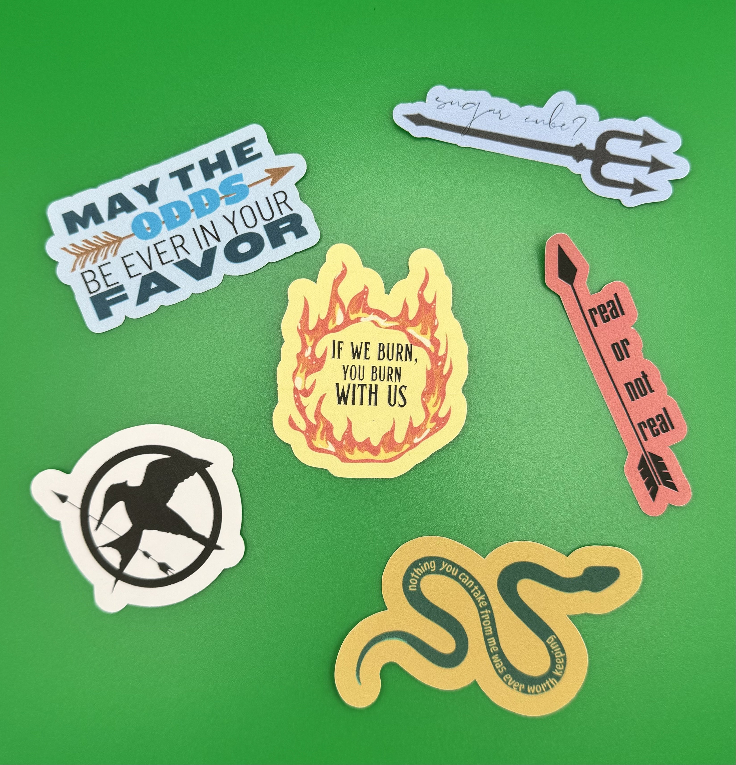 Hunger Games Sticker Pack - Etsy