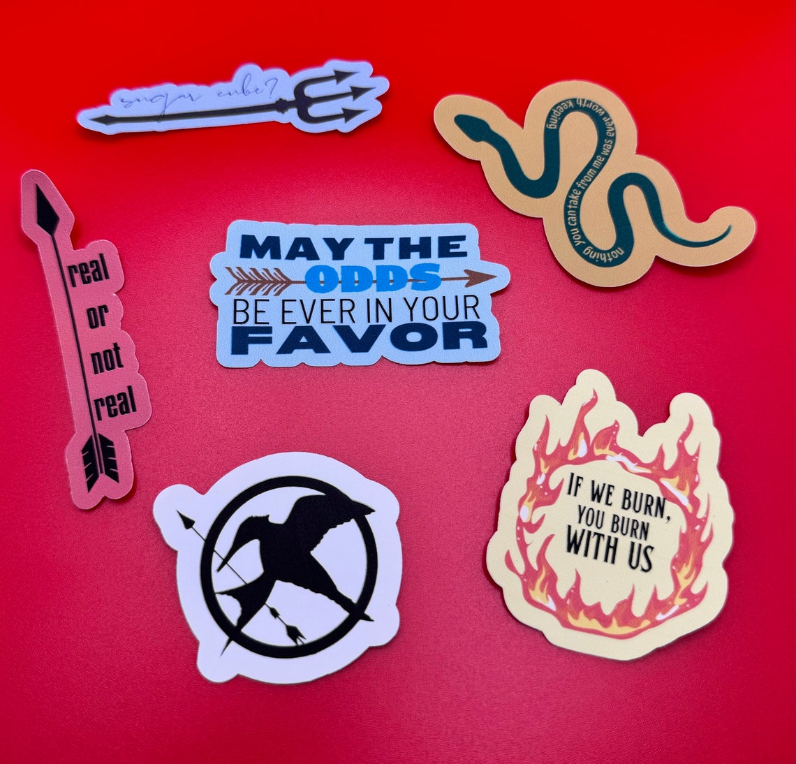 Hunger Games Sticker Pack - Etsy