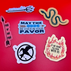 Hunger Games Sticker Pack - Etsy