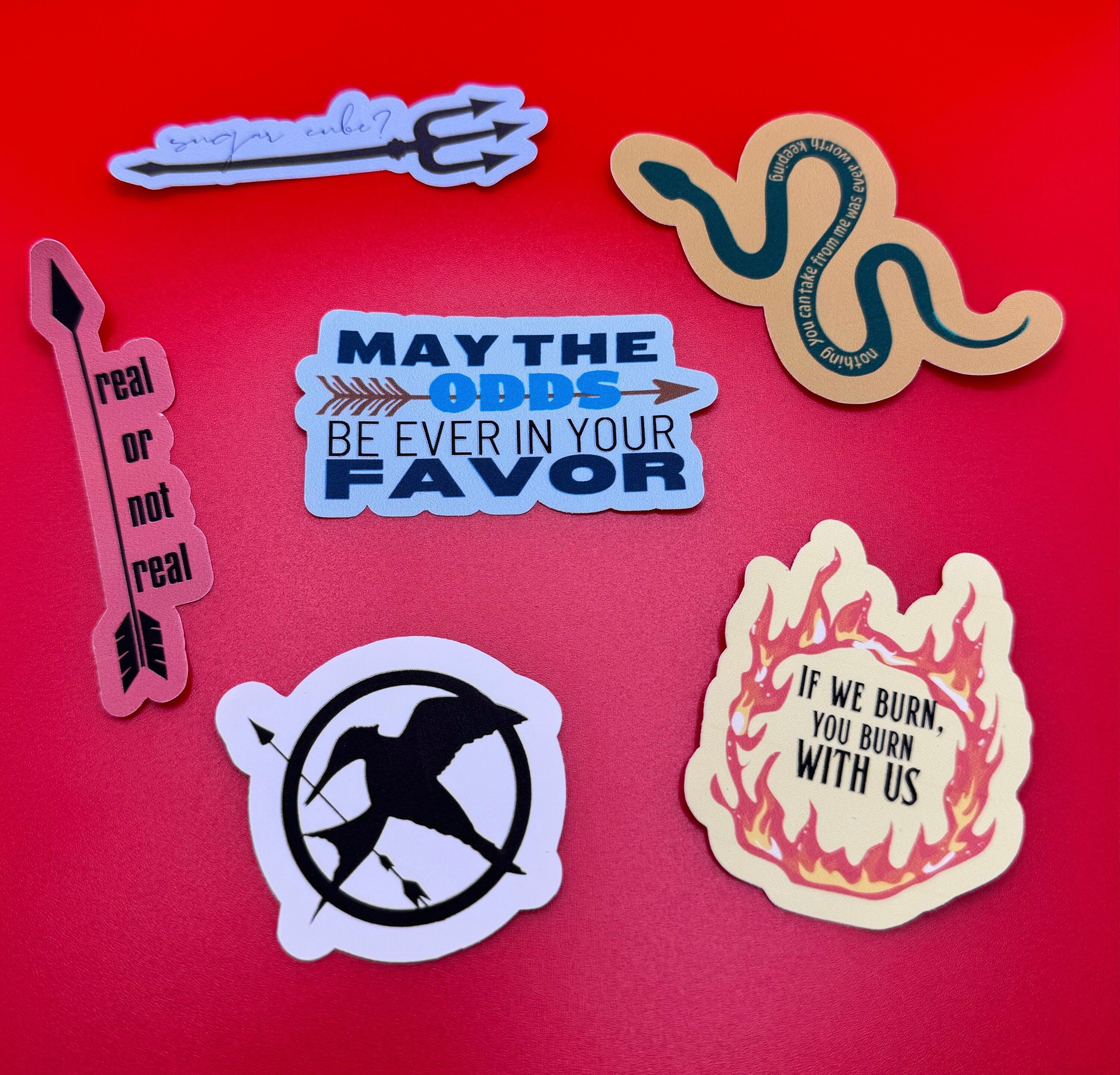 Hunger Games Sticker Pack - Etsy