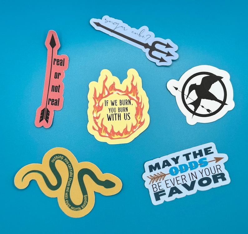 Hunger Games Sticker Pack - Etsy