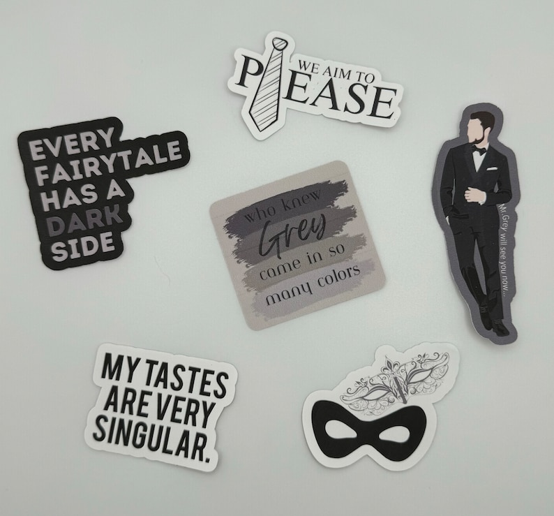 Fifty Shades of Grey Movie Sticker Pack - Etsy