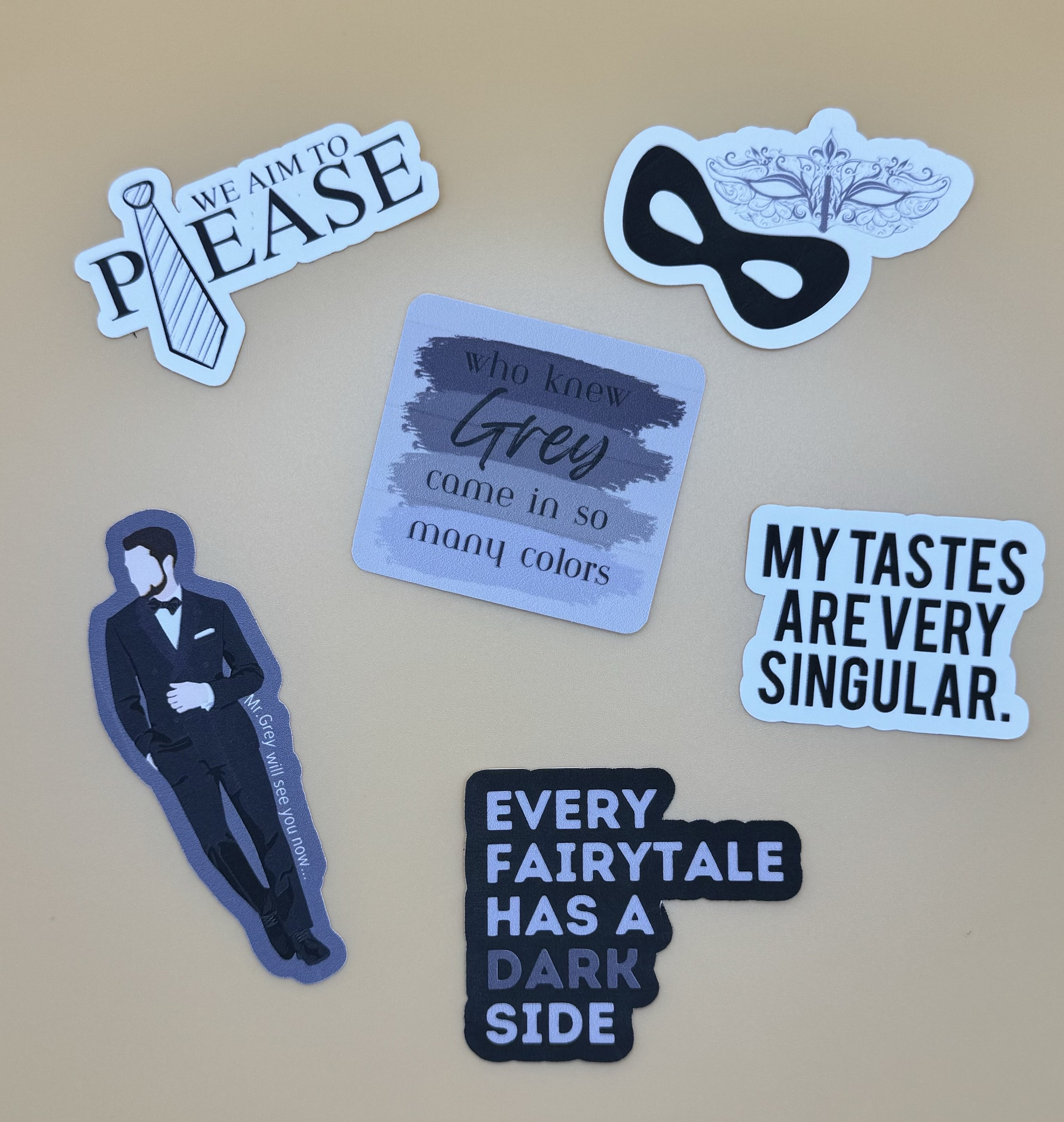 Fifty Shades of Grey Movie Sticker Pack - Etsy