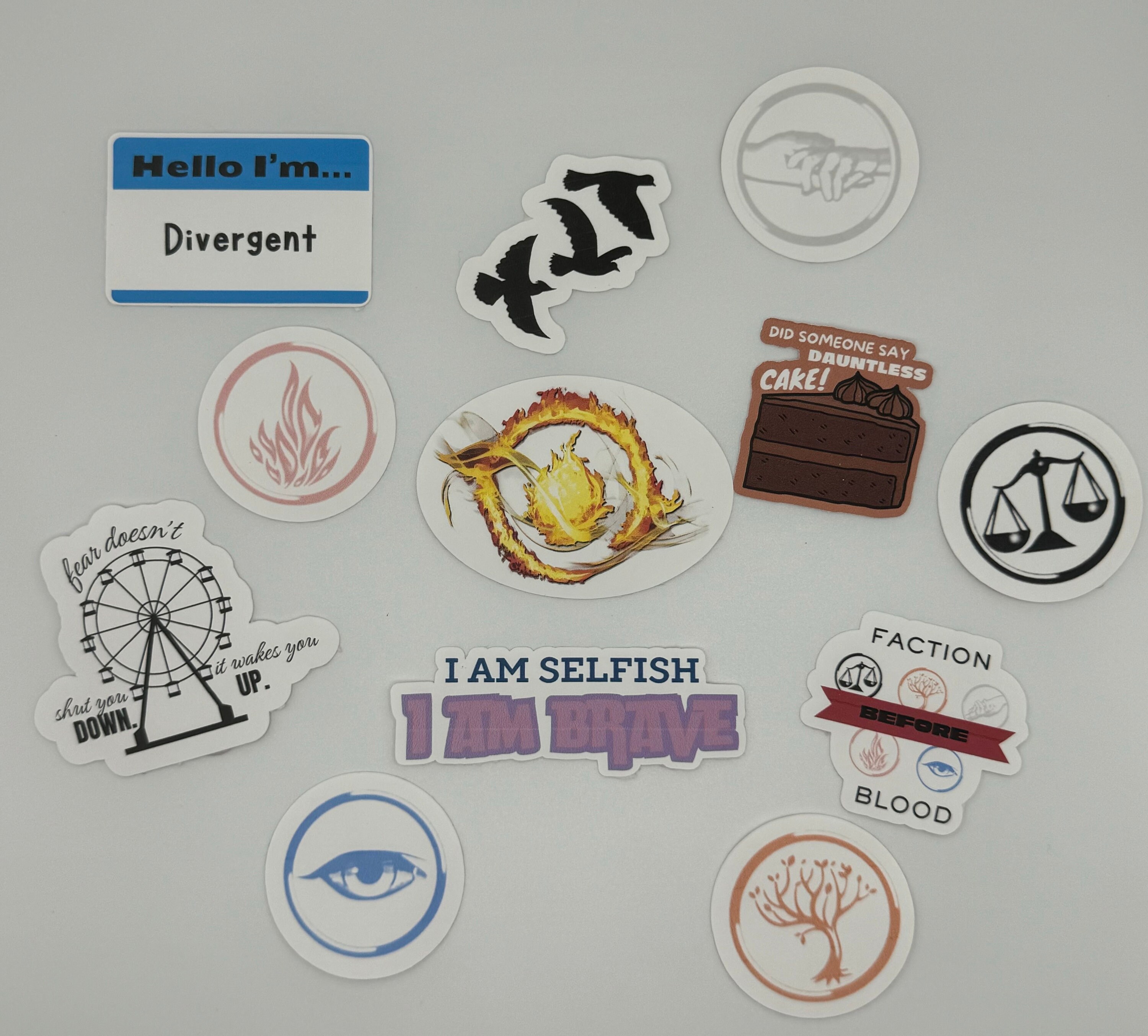 Divergent Sticker Pack - Etsy
