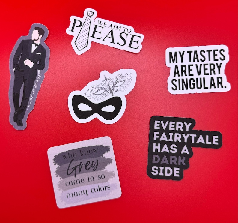 Fifty Shades of Grey Movie Sticker Pack - Etsy