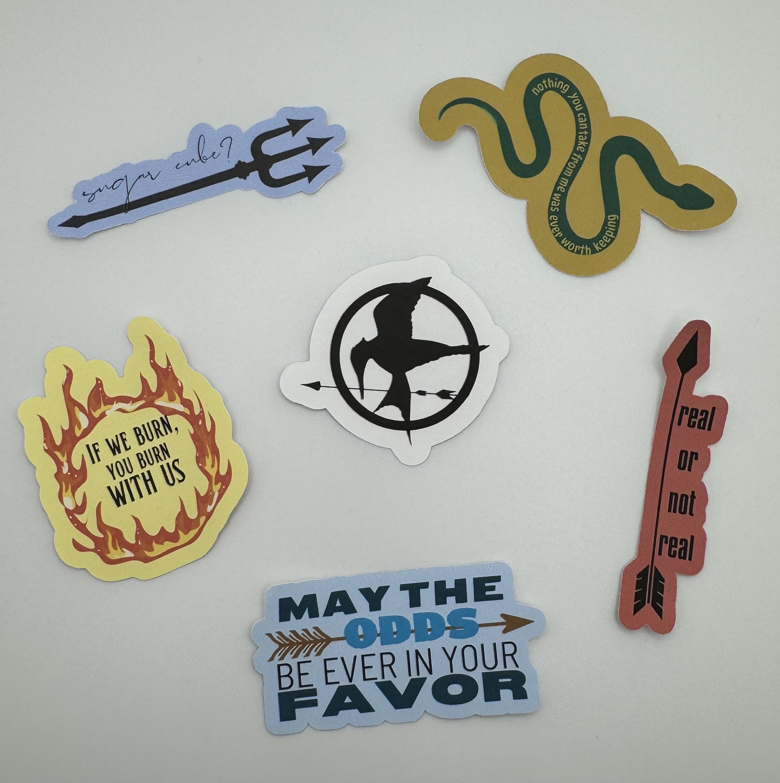 Hunger Games Sticker Pack - Etsy