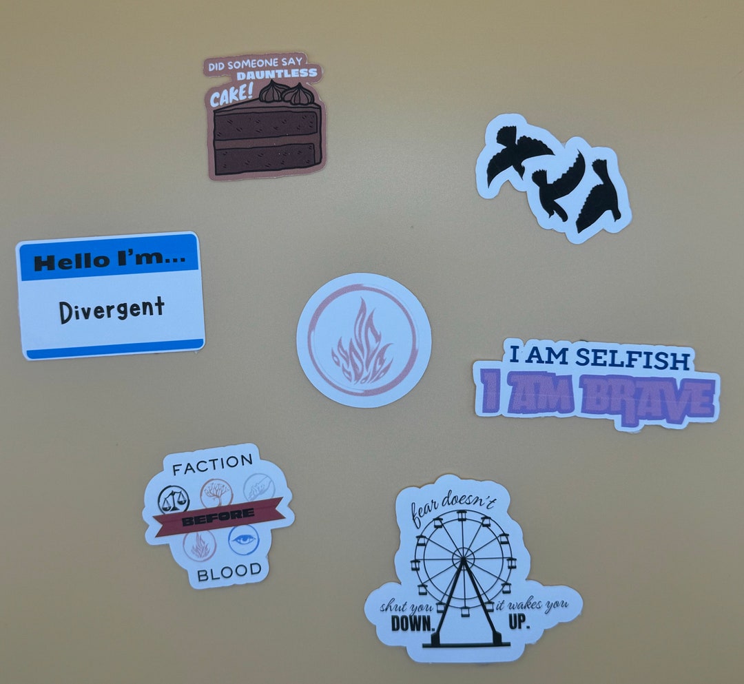 Divergent and Faction Sticker Pack - Etsy