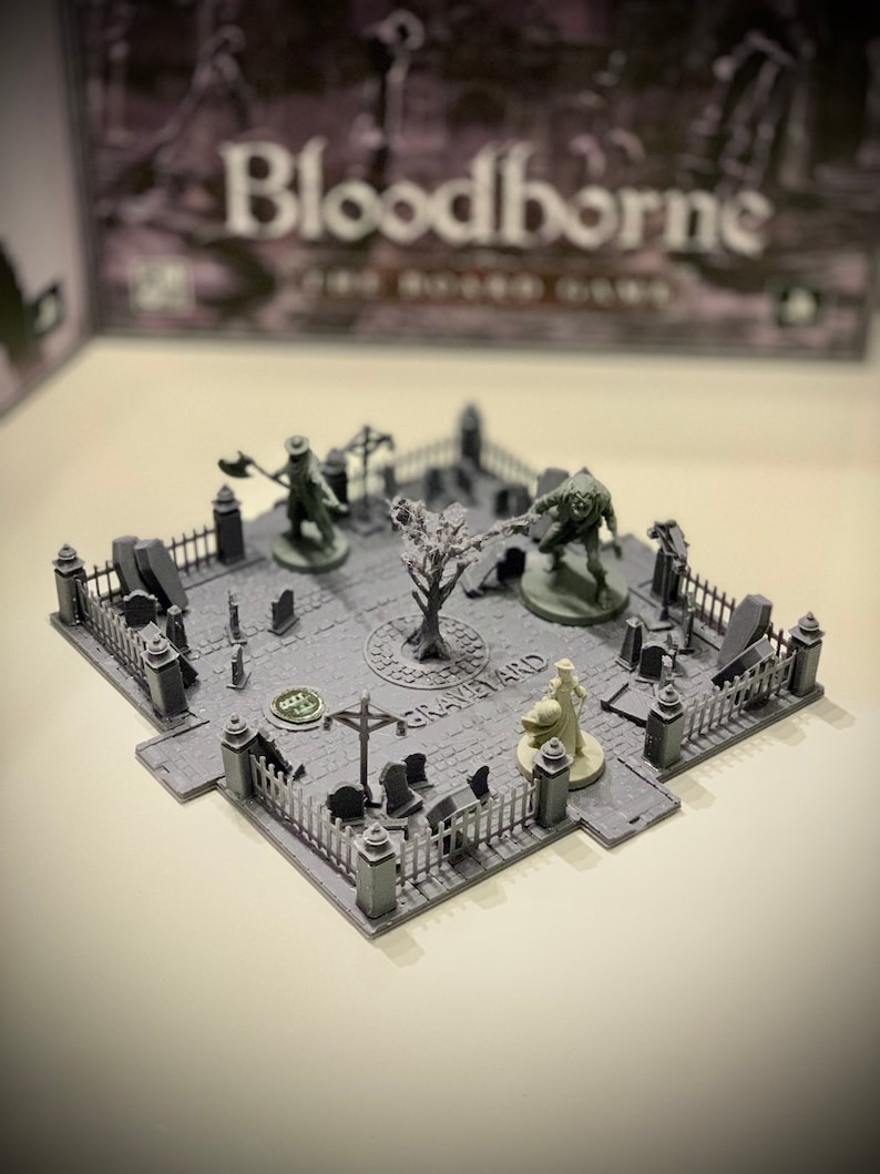 Bloodborne: the Board Game 3D Board Tiles (whole Set; Complete Order of All 20 Core Box Tiles ...