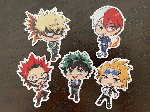 My Hero Academia Decal Preorders Bakugo Todoroki Deku My Duck Academia ...