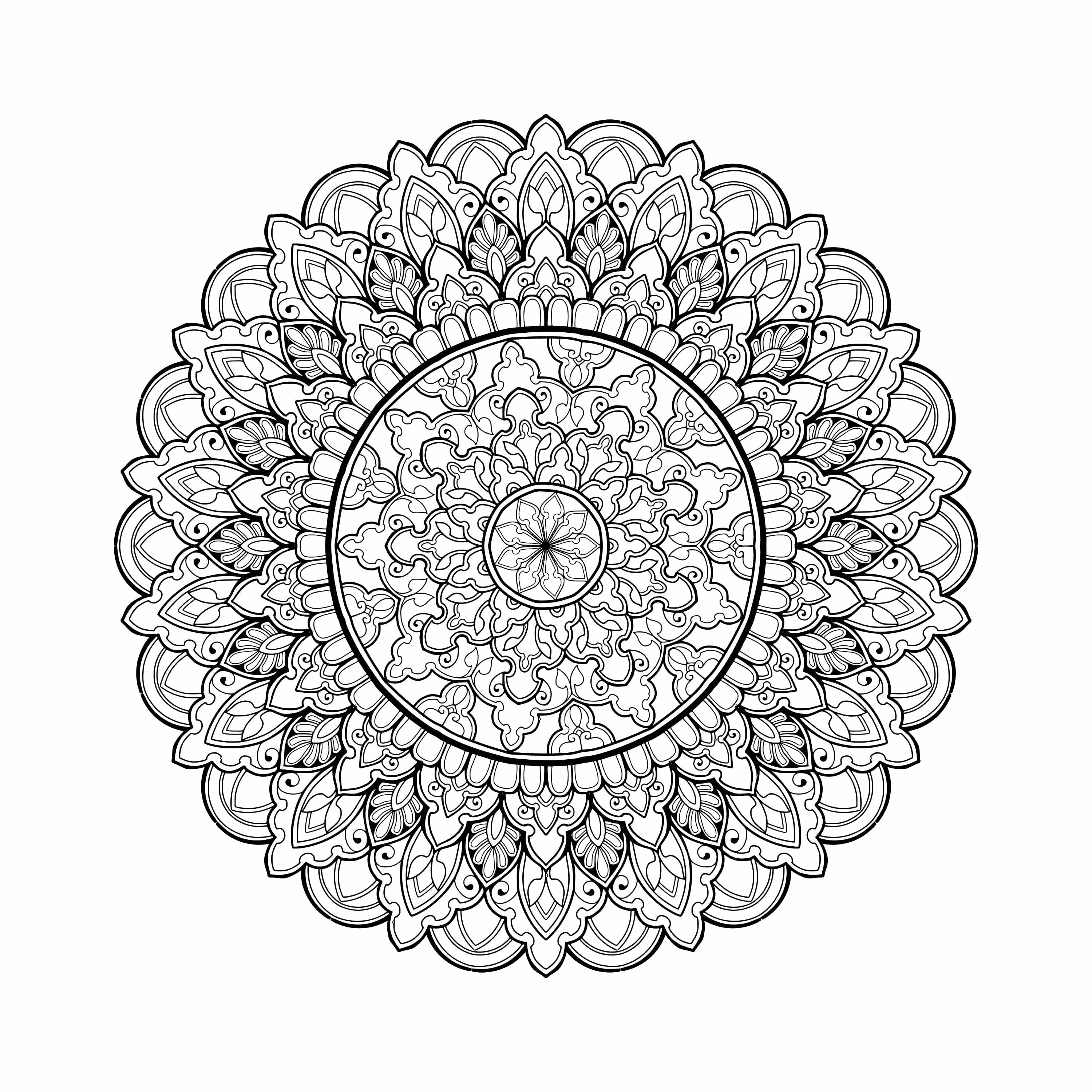 Mandala Grid, Mandala Layout, DIY Template, Decor Digital Print - Etsy