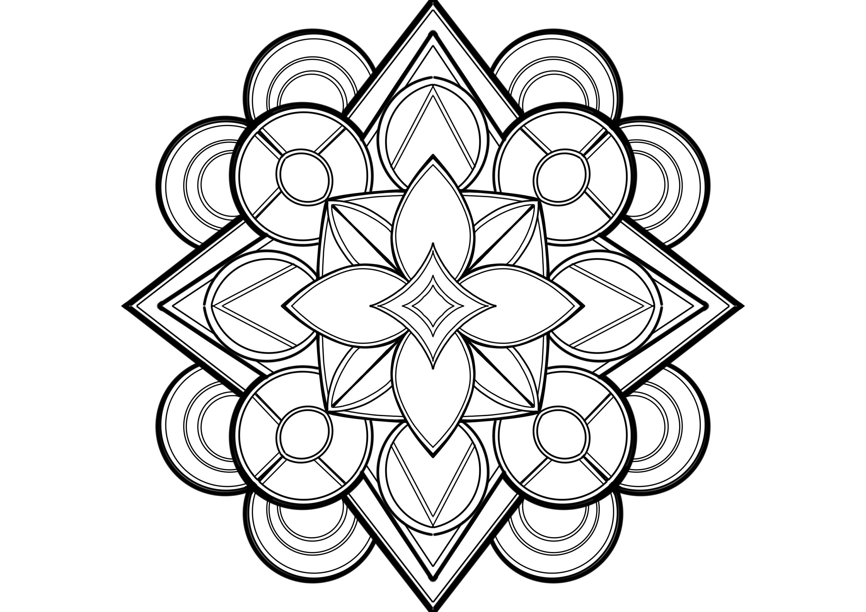 Mandala Grid, Mandala Layout, DIY Template, Decor Digital Print - Etsy