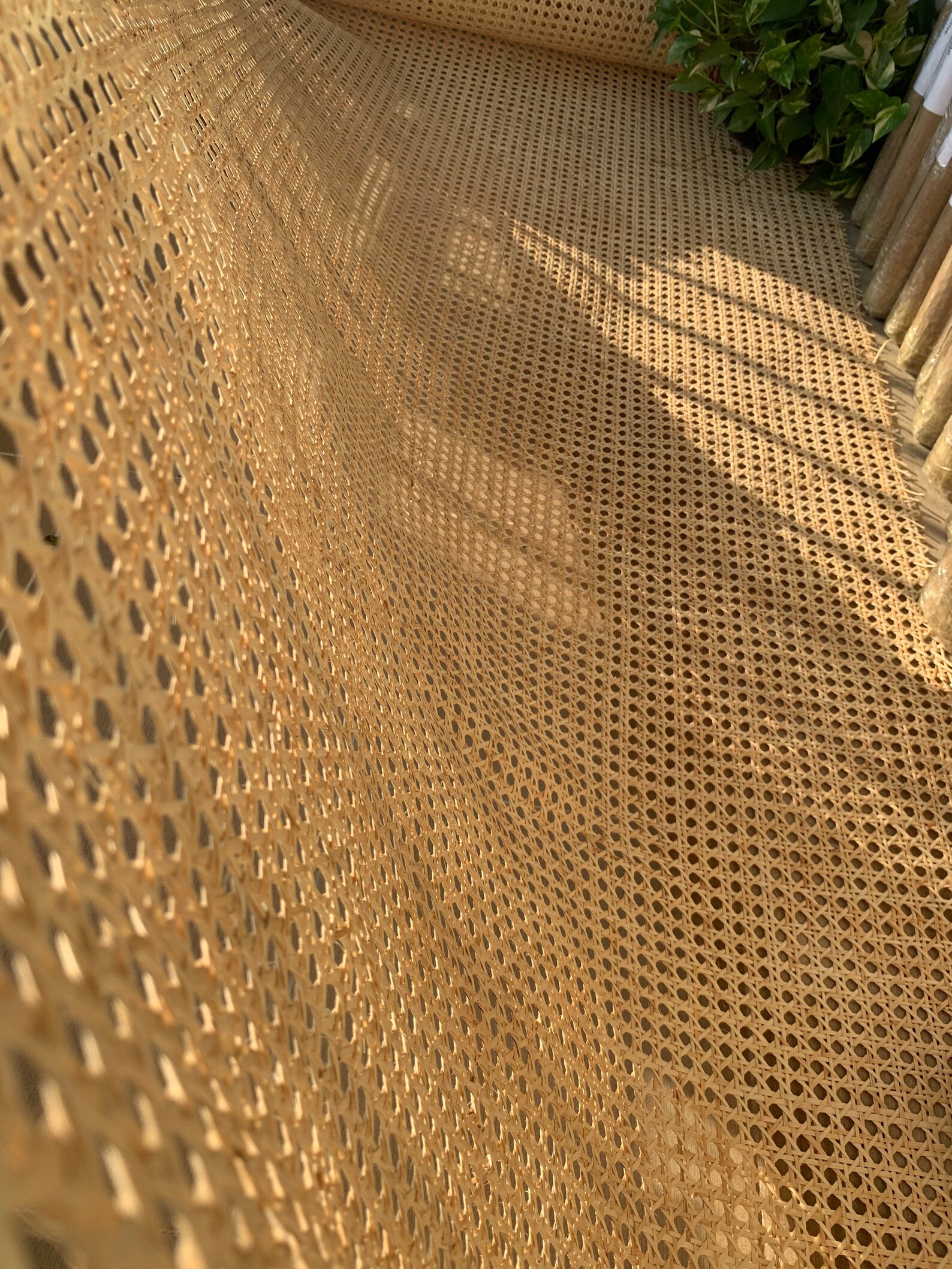 LOWEST PRICE 18/20/24/36/natural Hexagon Rattan Cane Webbing Roll ...