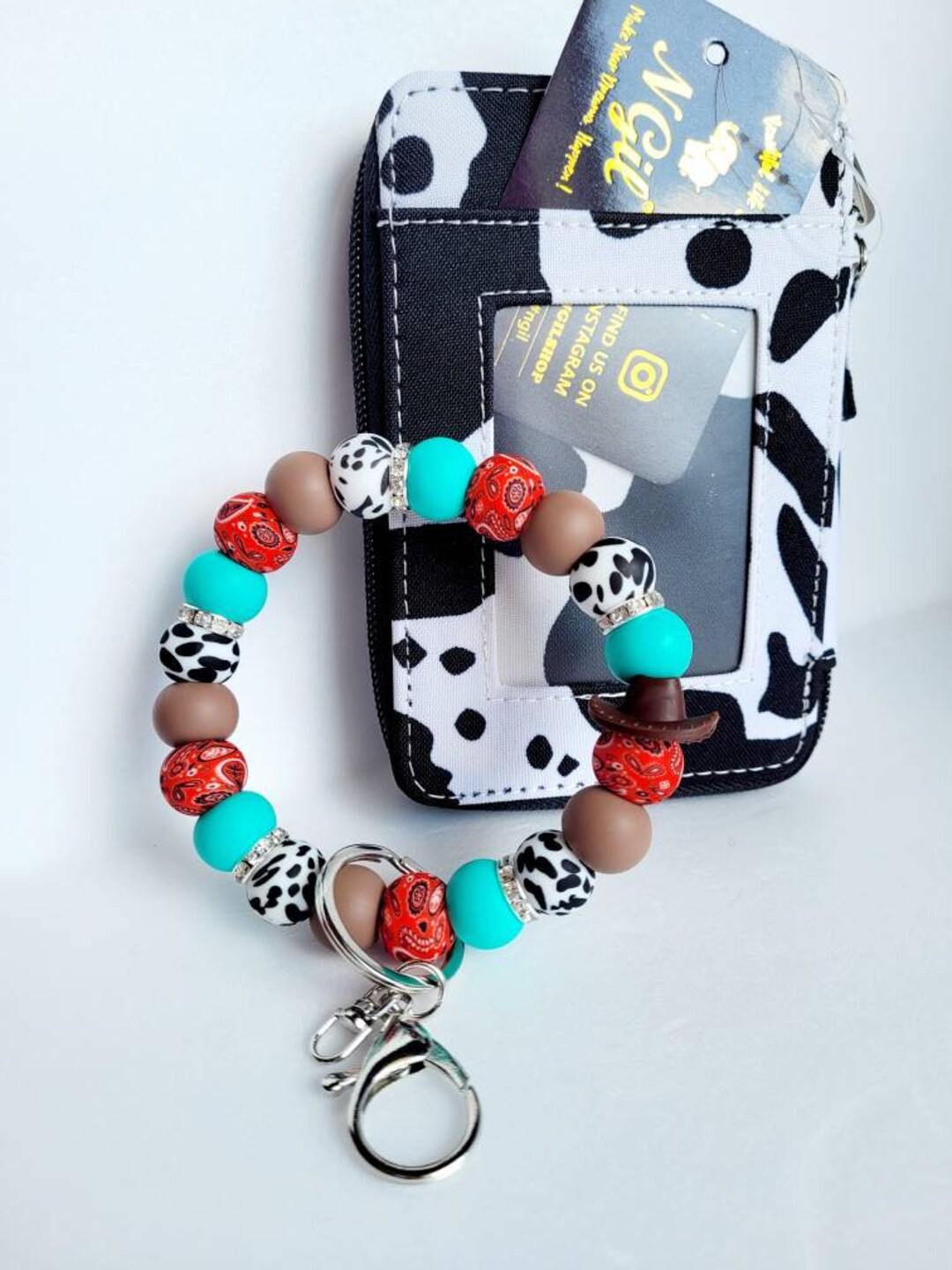 Cow NGIL Wallet and Wristlet - Etsy