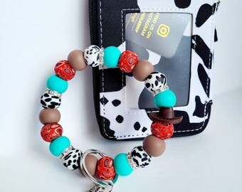 Cow Print Western Wallet - Etsy
