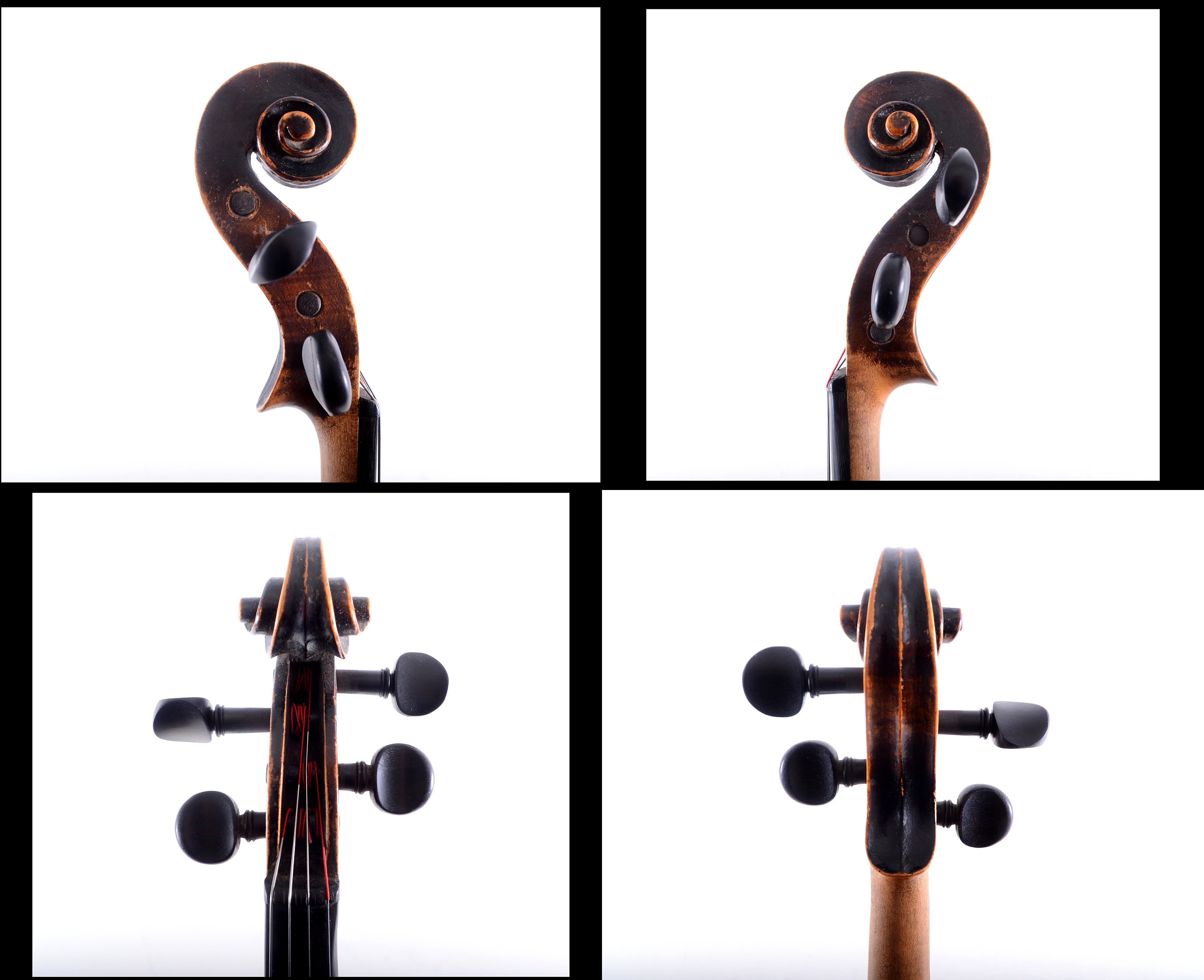 Old Vintage German Made 4/4 Master Violin STAINER Antique Wooden Case ...