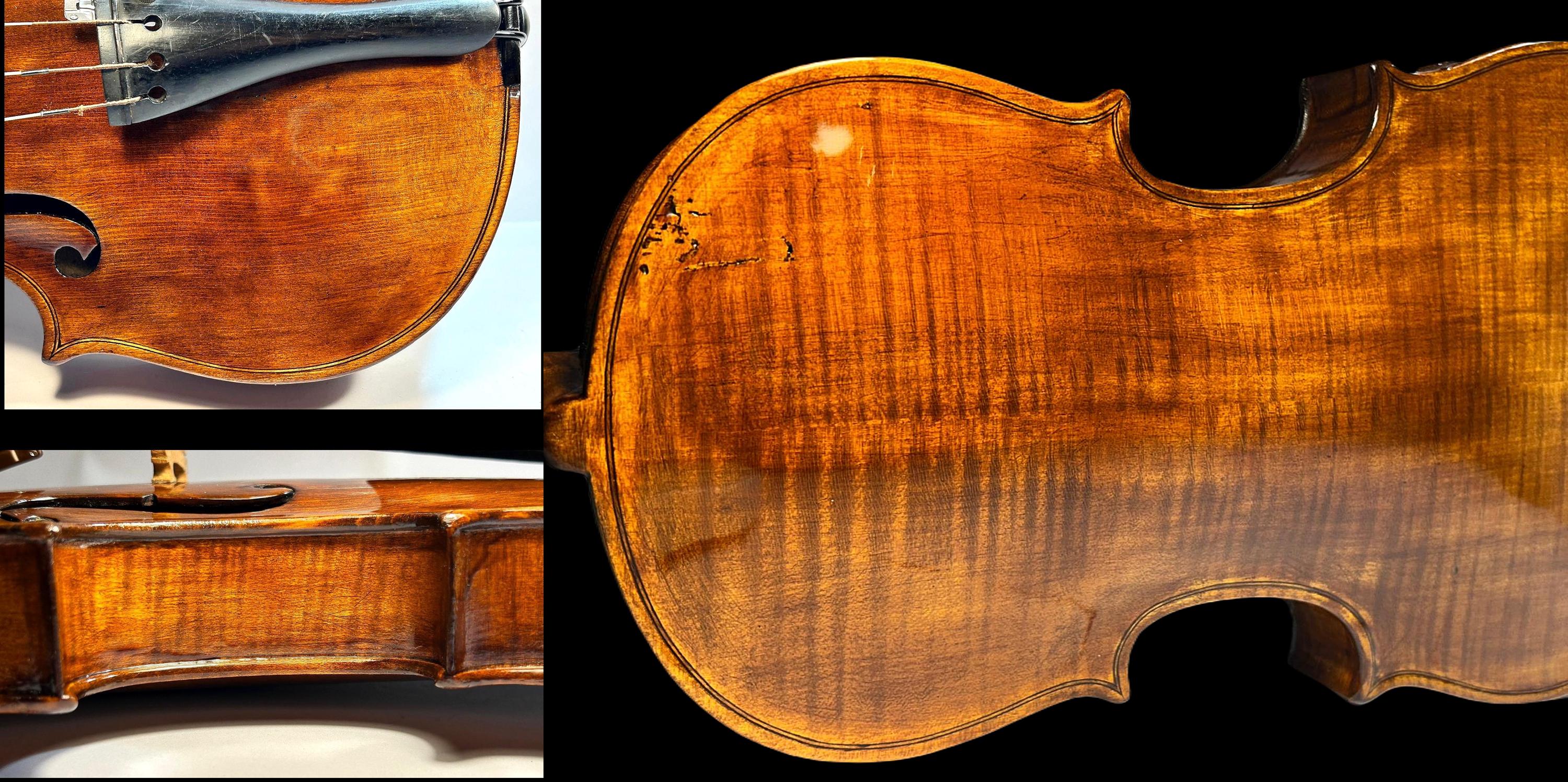 Old/antique, Collectible 4/4 Violin+hard Case–master-grade Instrument ...