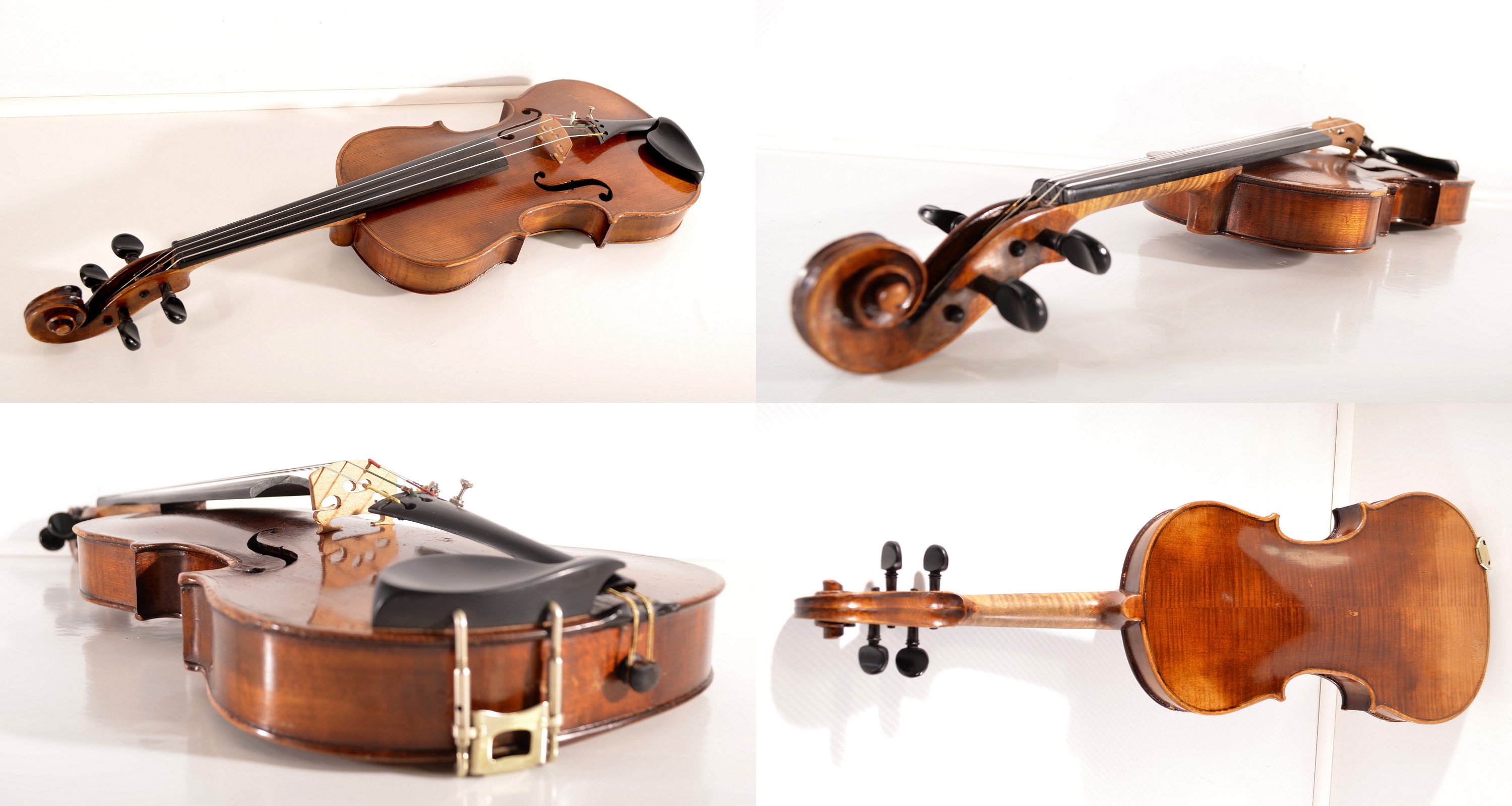 WOW Vintage Original Rare 4/4 Master Violin & Hard Case VIDEO Violin ...