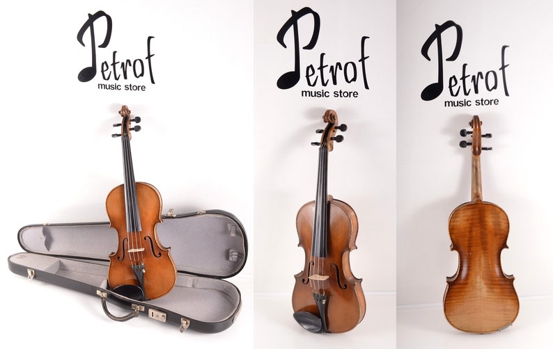 Old / Vintage 4/4 Master Violin New Strings & Hard Case youtube VIDEO 小 ...