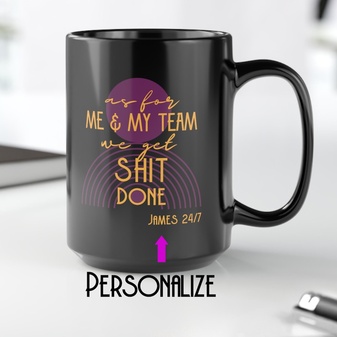 Personalized Team Building, Leadership Gift Mug, as for Me and My Team ...