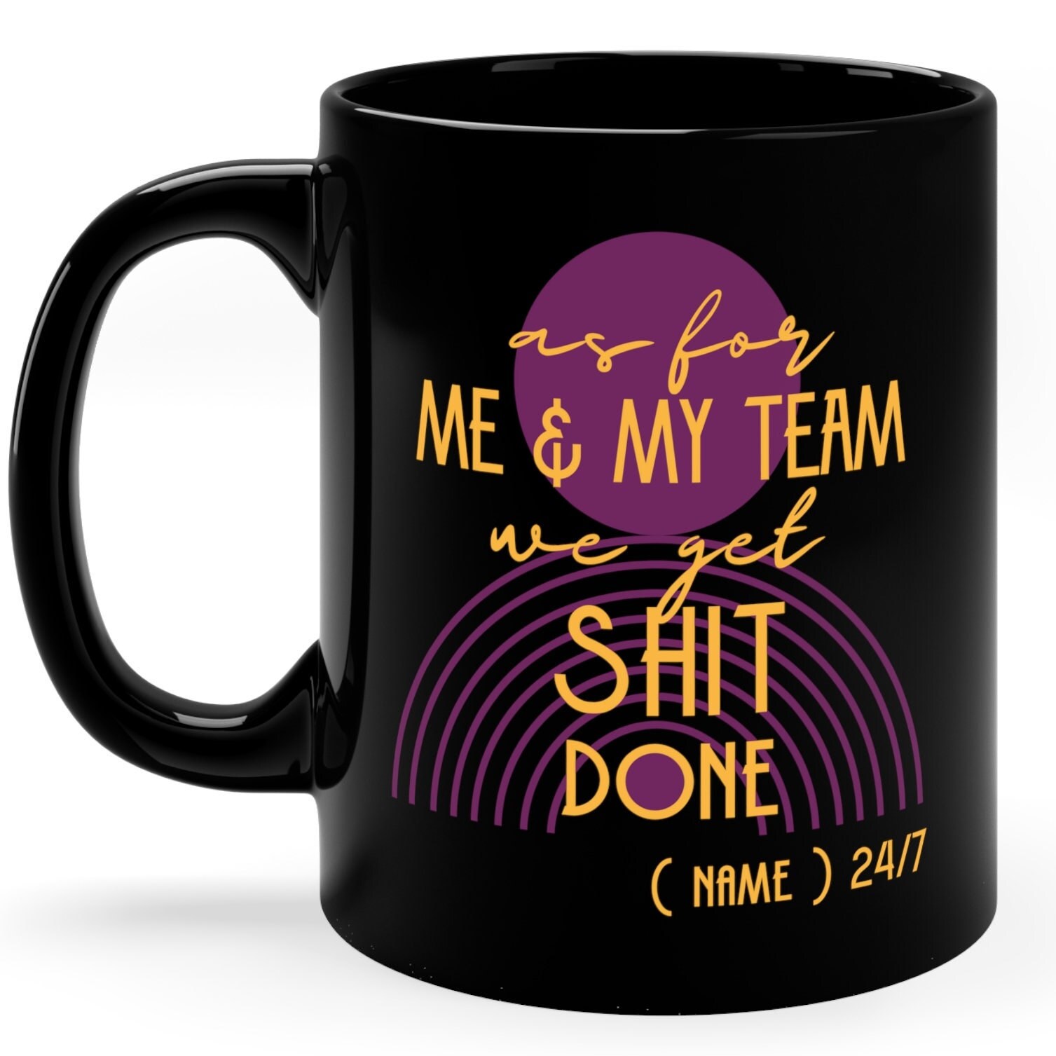 Personalized Team Building, Leadership Gift Mug, as for Me and My Team ...