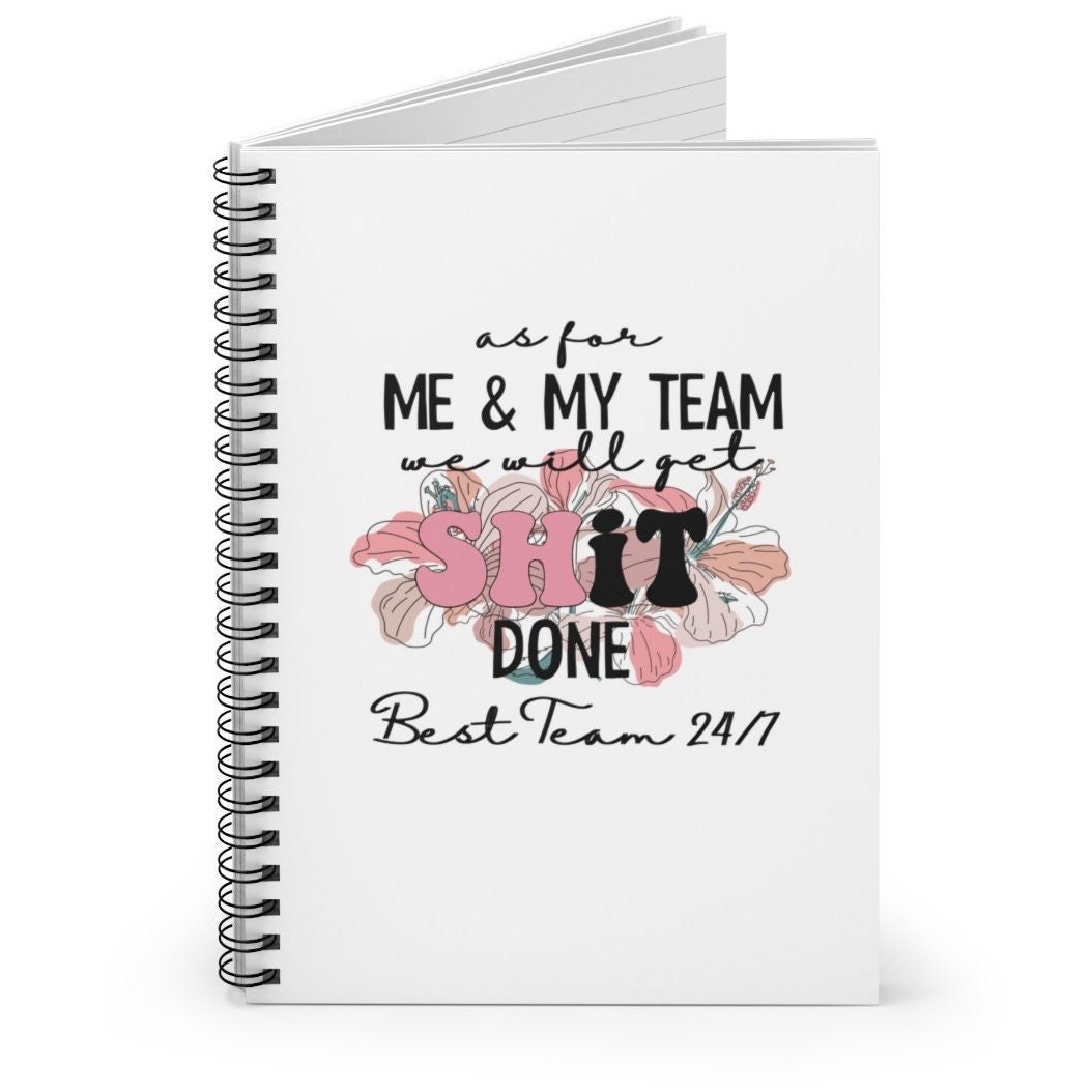 Personalized Staff Appreciation Spiral Ruled Notebook as for - Etsy
