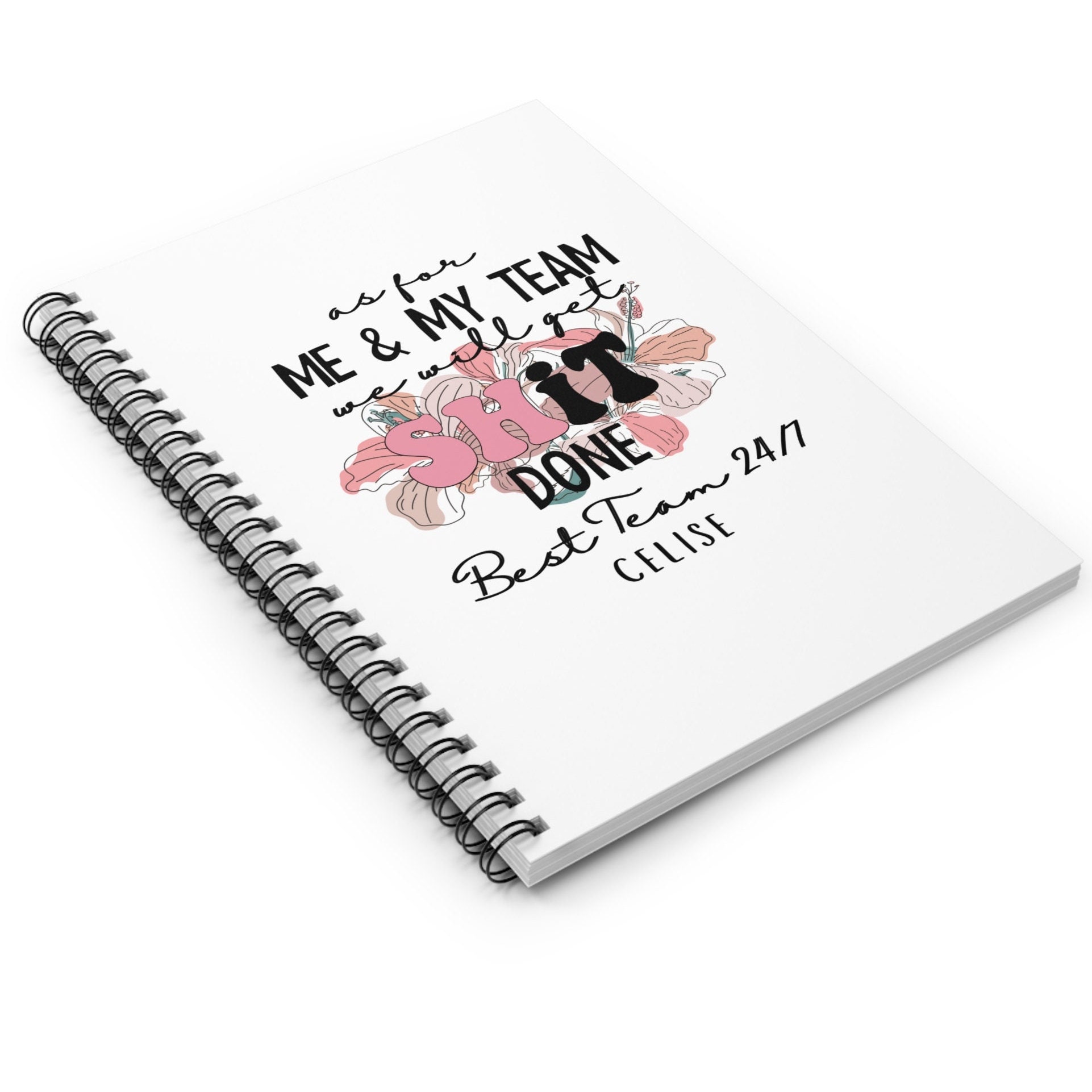 Personalized Staff Appreciation Spiral Ruled Notebook as for - Etsy