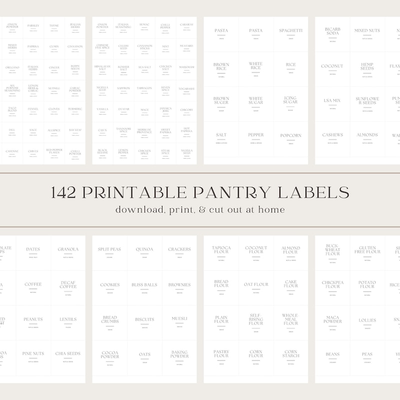 Printable Labels - Etsy