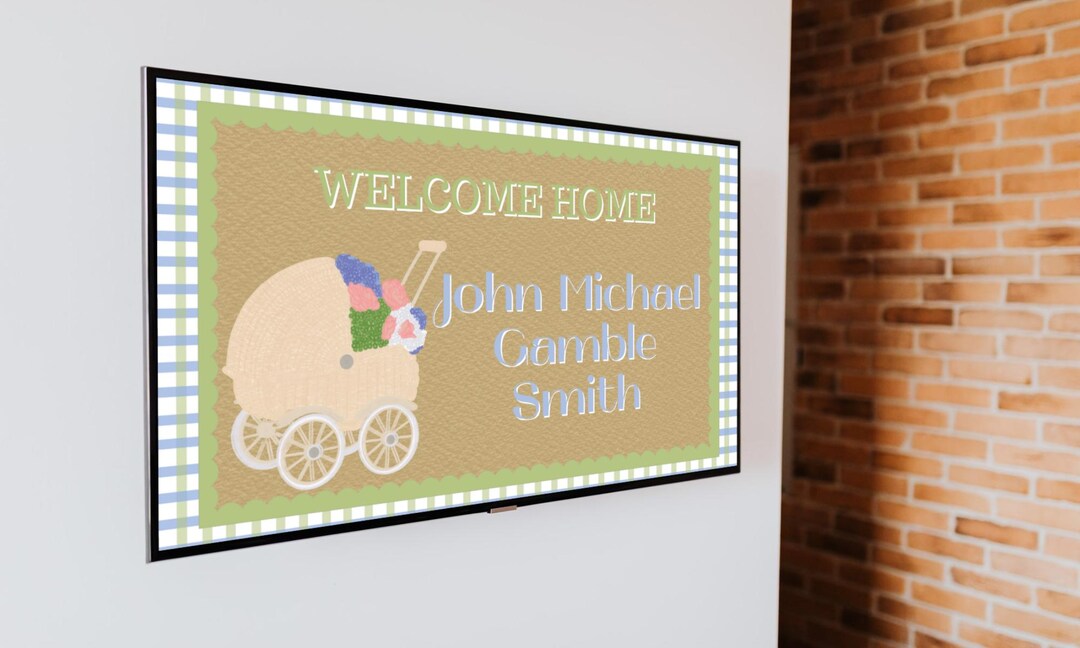 Editable Welcome Home Banner Template for Painters | Hand-drawn Canva ...