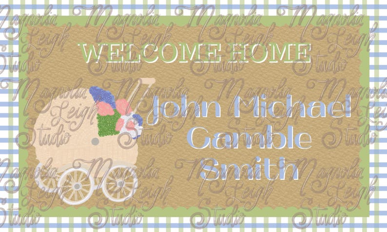 Editable Welcome Home Banner Template for Painters | Hand-drawn Canva ...