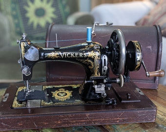 Antique Hand Crank Sewing Machine | Etsy