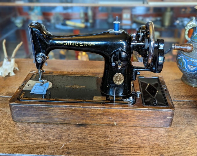 Singer 201K Hand Crank Sewing Machine - Etsy