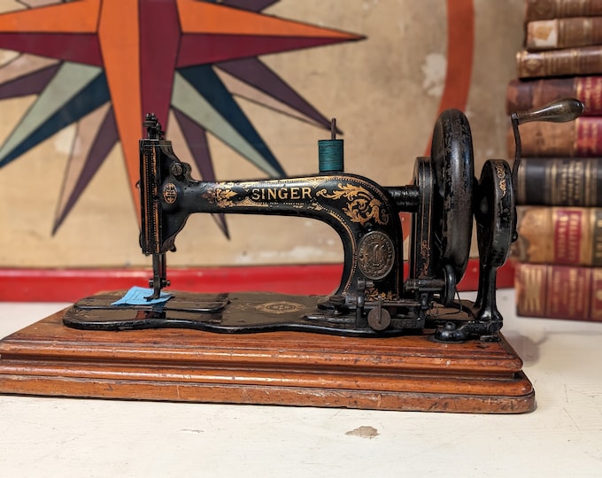 Singer 12K Antique Fiddle Base Sewing Machine - Etsy