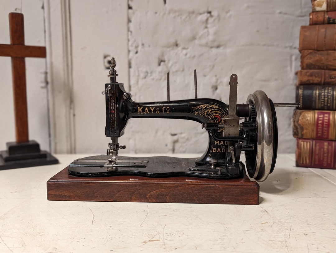 Antique Kays Fiddle Base Sewing Machine - Serviced - Etsy